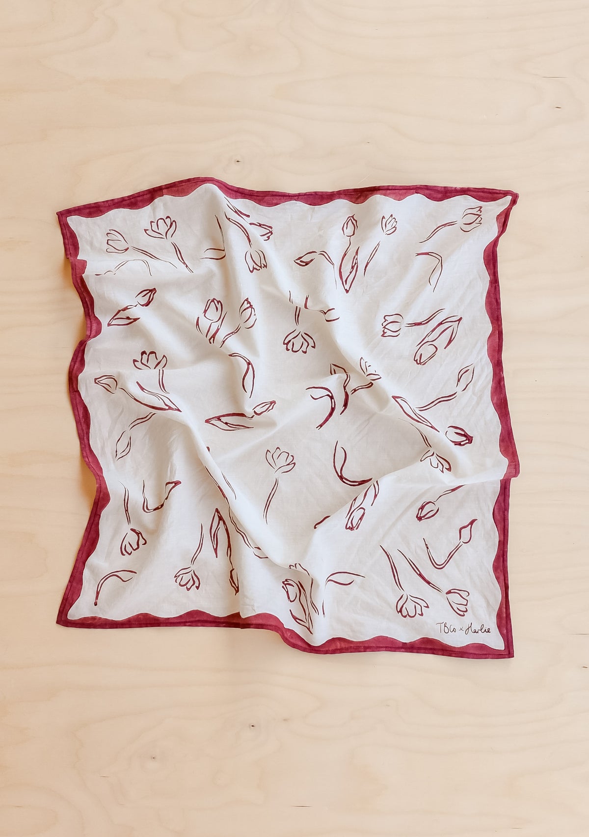 The Artist Series TBCo x Harlie Briggs Cotton Scarf