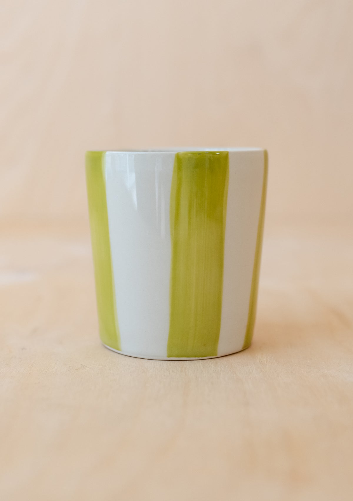 Green Stripe Hand-Painted Mug – TBCo
